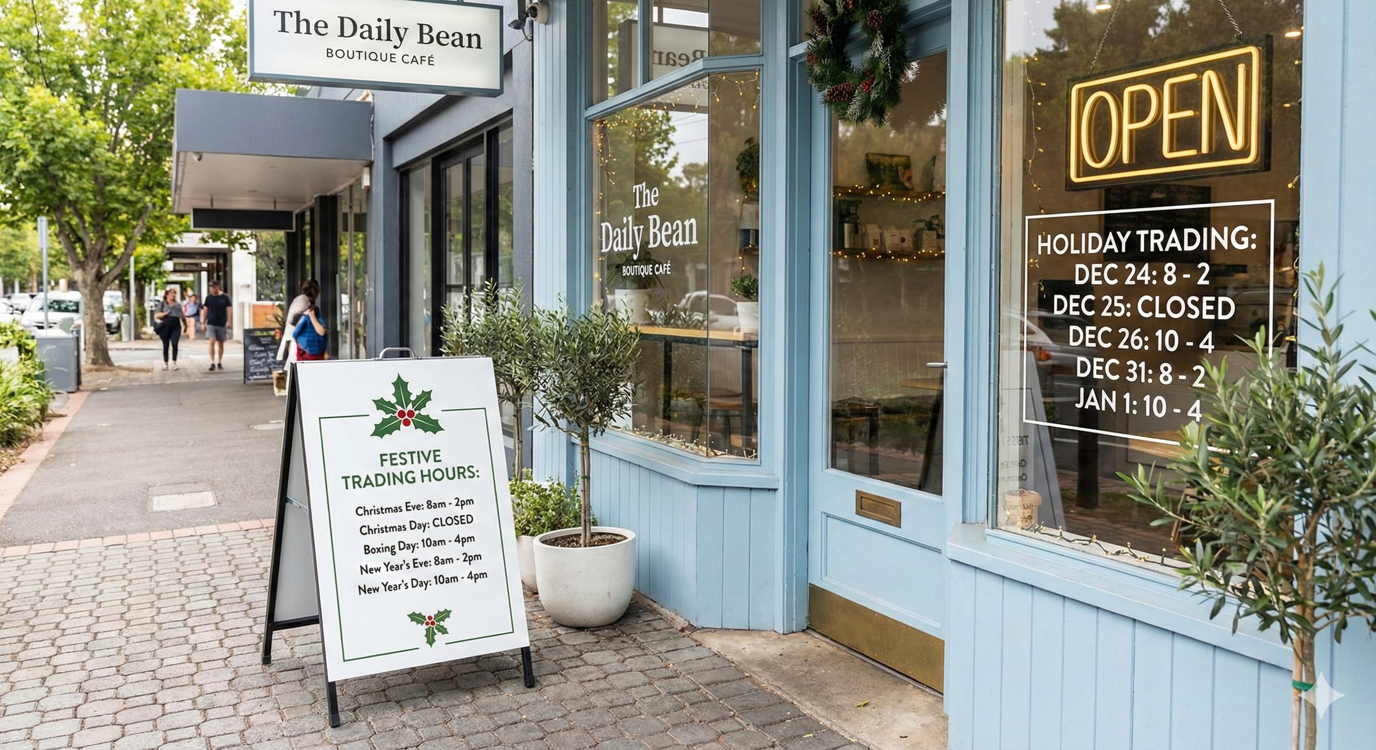 Guide to Boost Sales with Holiday Trading Hours Signage – Alpha Lewis Signs