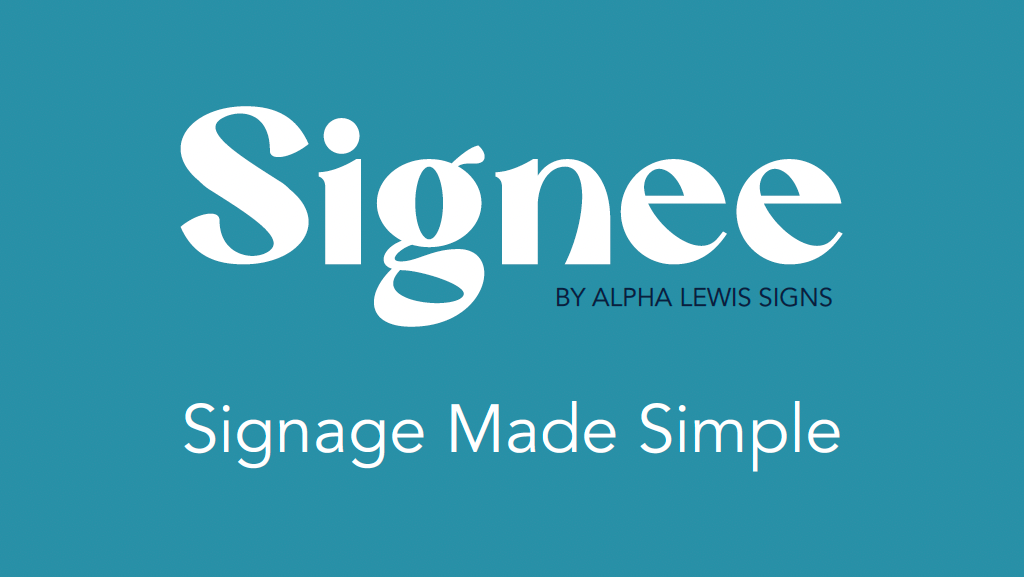 Signee™ | Business Signage Products | Alpha Lewis Signs Store